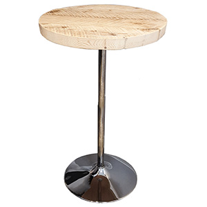 Rustic Round Cocktail Table – PMG Decor
